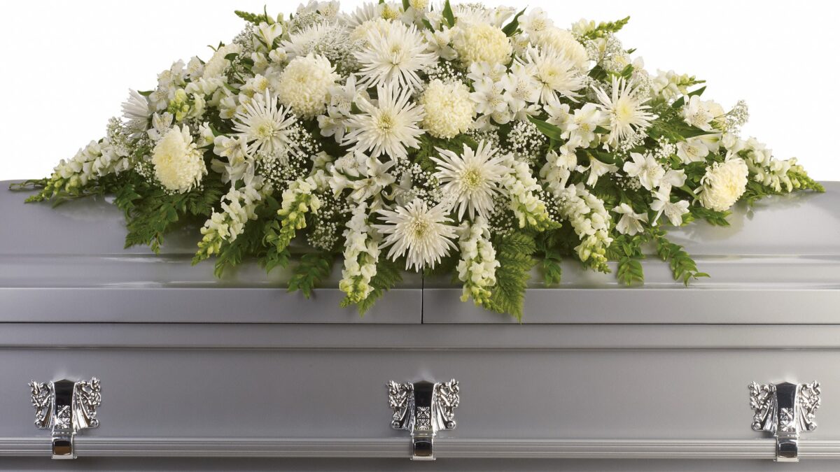 Enduring Light Casket Spray | La Tulipe floral designs
